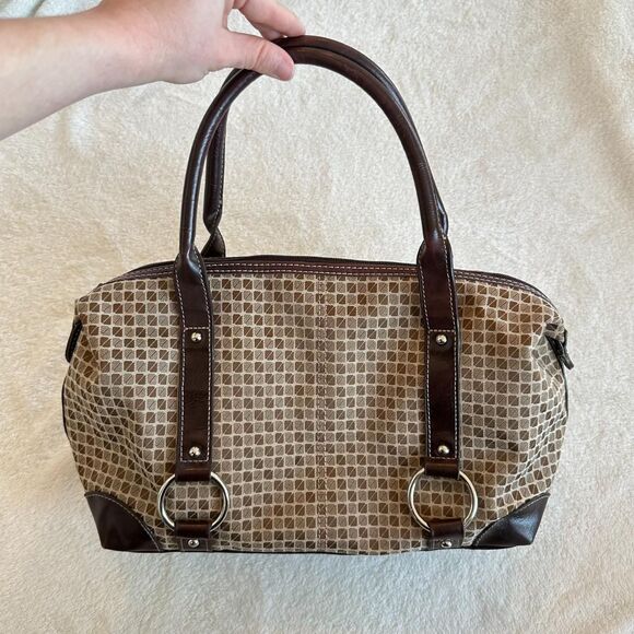 Nine & Co. | Bags | Vintage Y2k Nine Co Satchel Bag Vintage 9s Brown ...